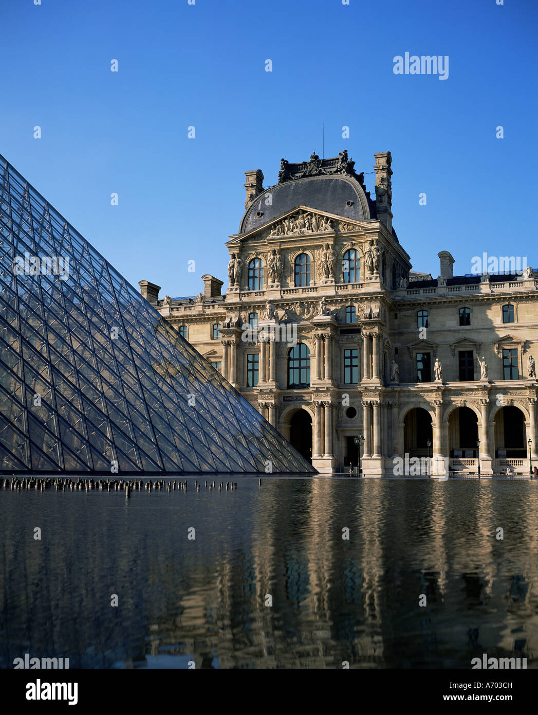 The Louvre Paris France Europe Stock Photo - Alamy
