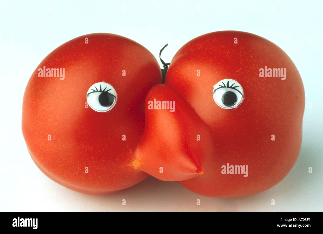 food kitchen cooking decoration tomato with a human face Stock Photo ...