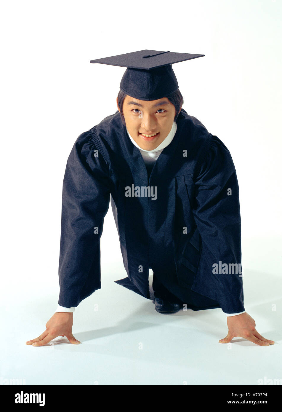 High school graduation korea hi-res stock photography and images - Alamy