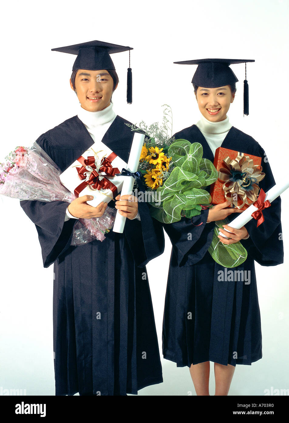 High school graduation korea hi-res stock photography and images - Alamy