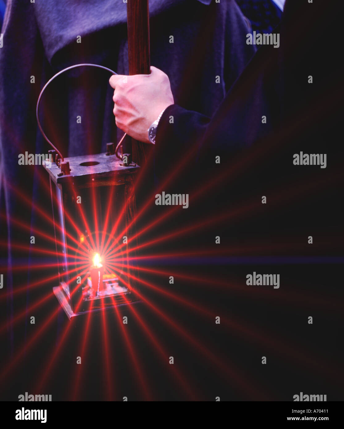 Night watchman lamp hi-res stock photography and images - Alamy