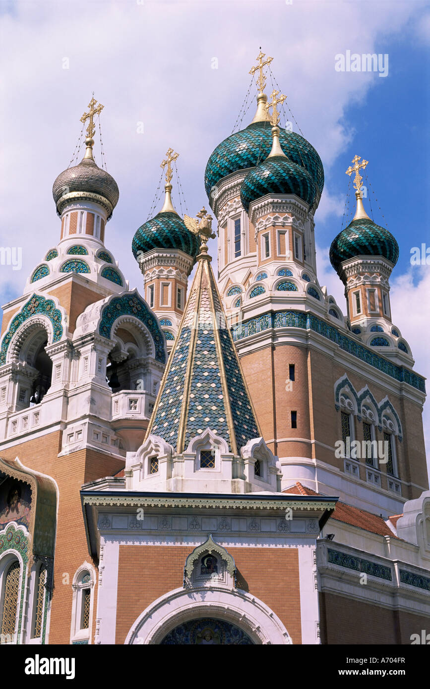 Orthodox cathedral Nice Alpes Maritimes Provence France Europe Stock ...
