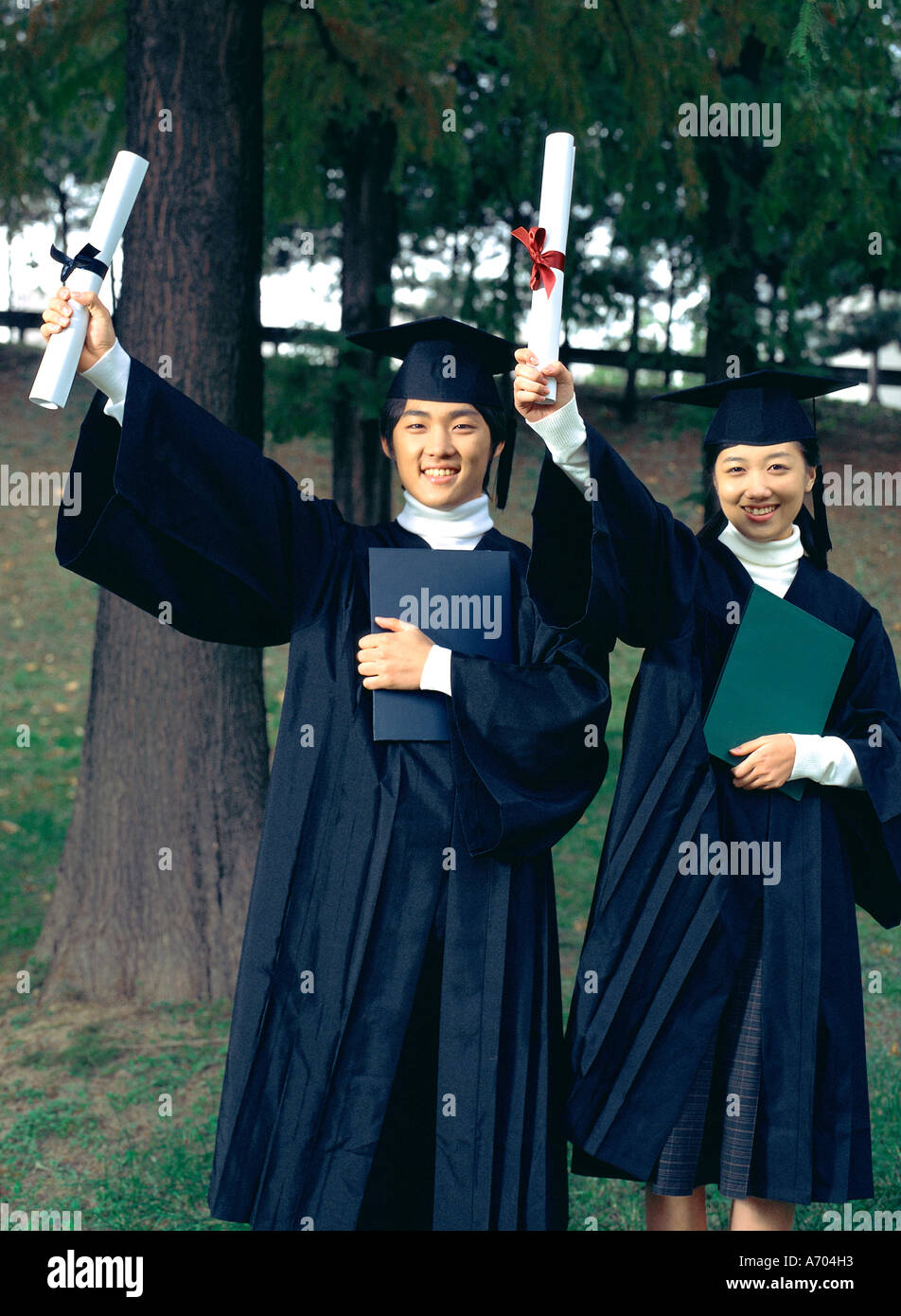 High school graduation korea hi-res stock photography and images - Alamy