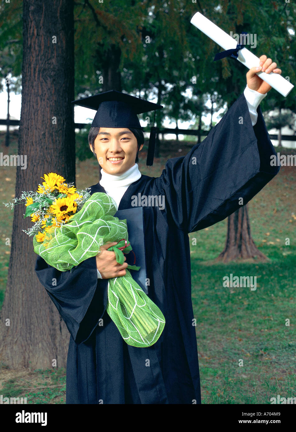 High school graduation korea hi-res stock photography and images - Alamy