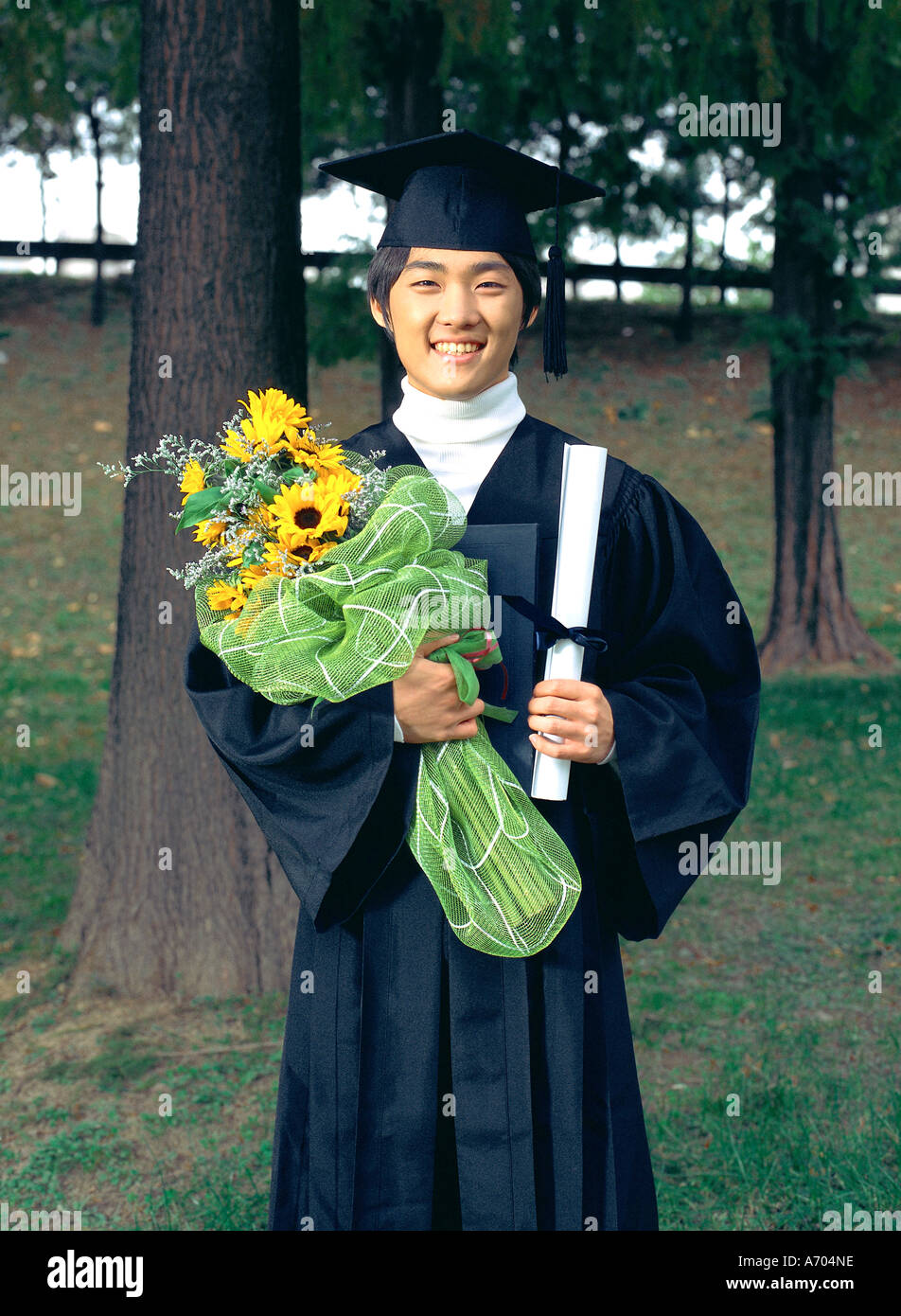 High school graduation korea hi-res stock photography and images - Alamy