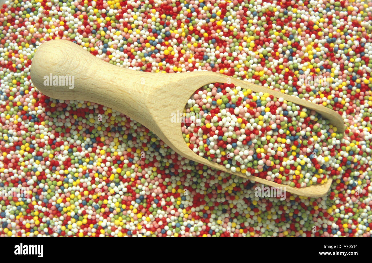 food sugar sweet sweetener saccharoidal beadspearls Stock Photo - Alamy