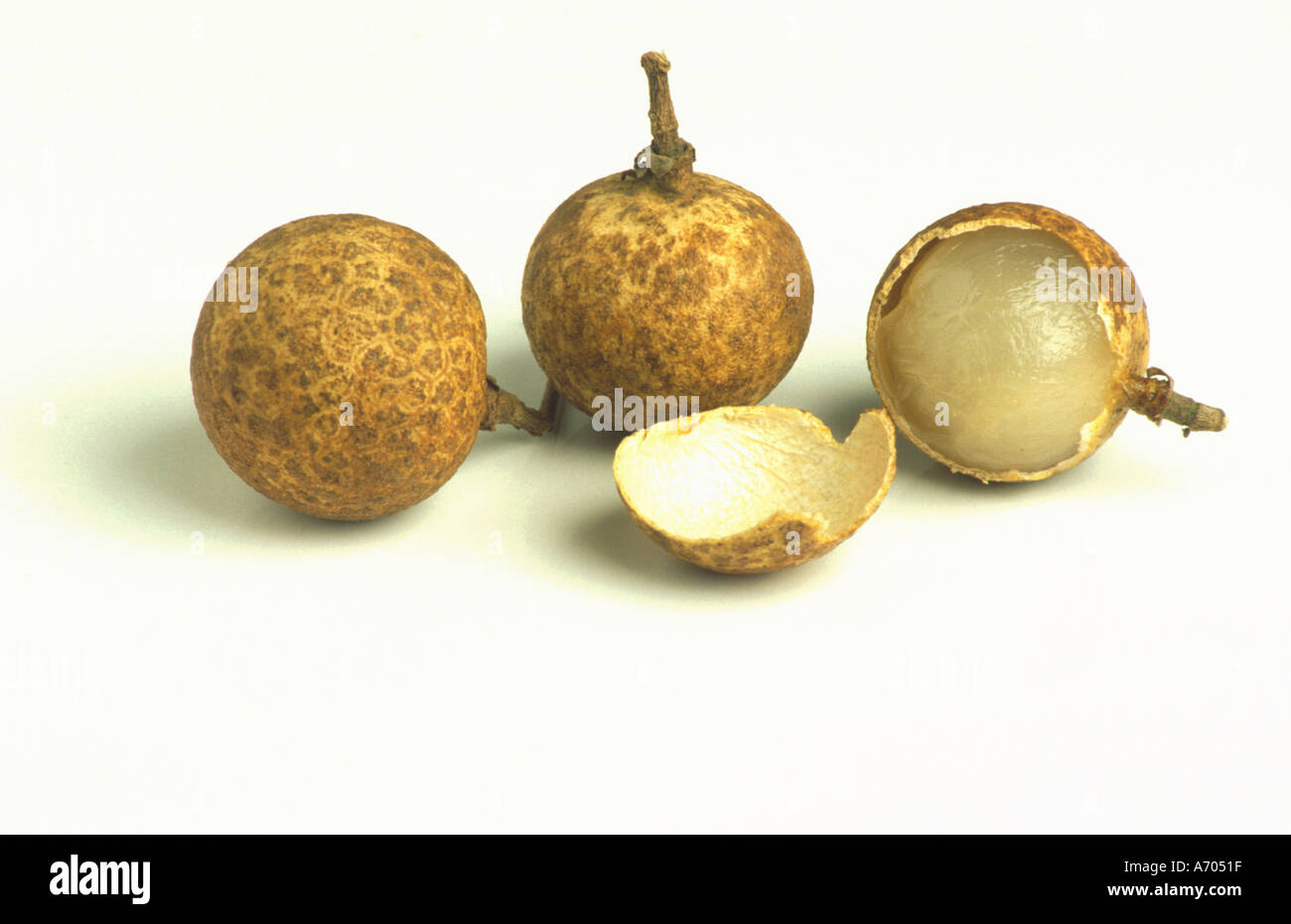 food fruit fruits exotic longane dimocarpus longan Stock Photo - Alamy