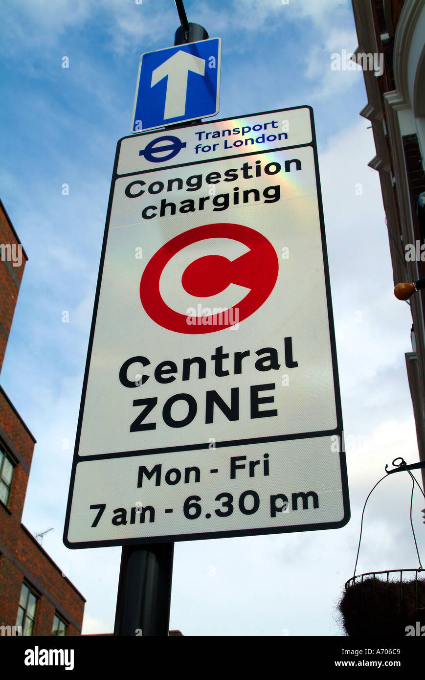 London congestion charge central zone sign congestion charging charge ... London congestion charge central zone sign congestion charging charge ...
