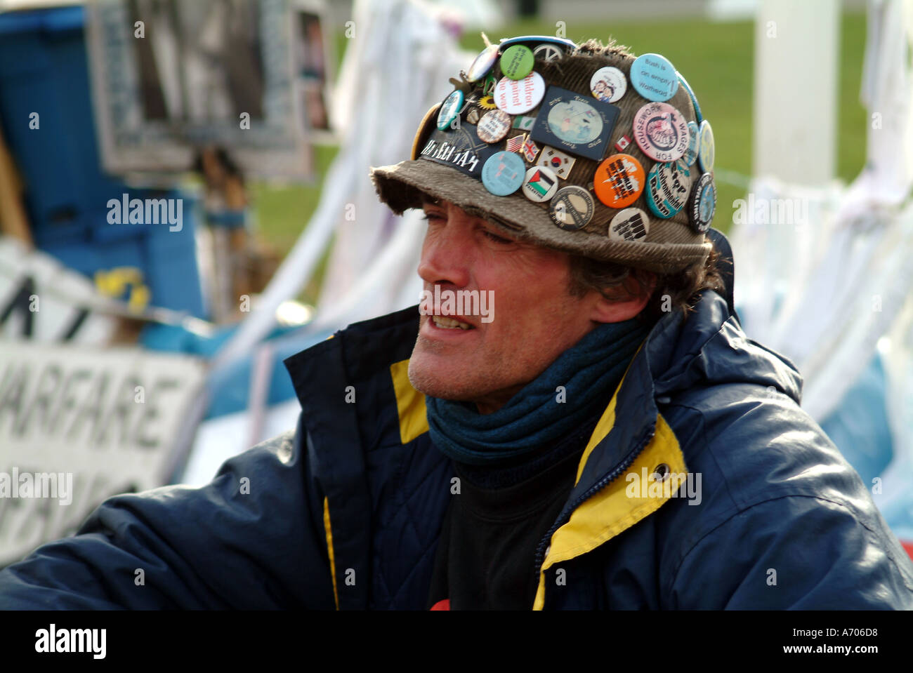 Peace campaigner brian haw High Resolution Stock Photography and Images ...