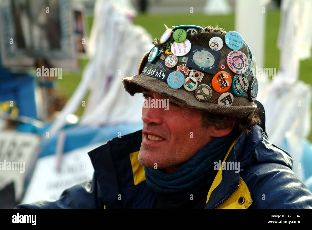Peace campaigner brian haw High Resolution Stock Photography and Images ...