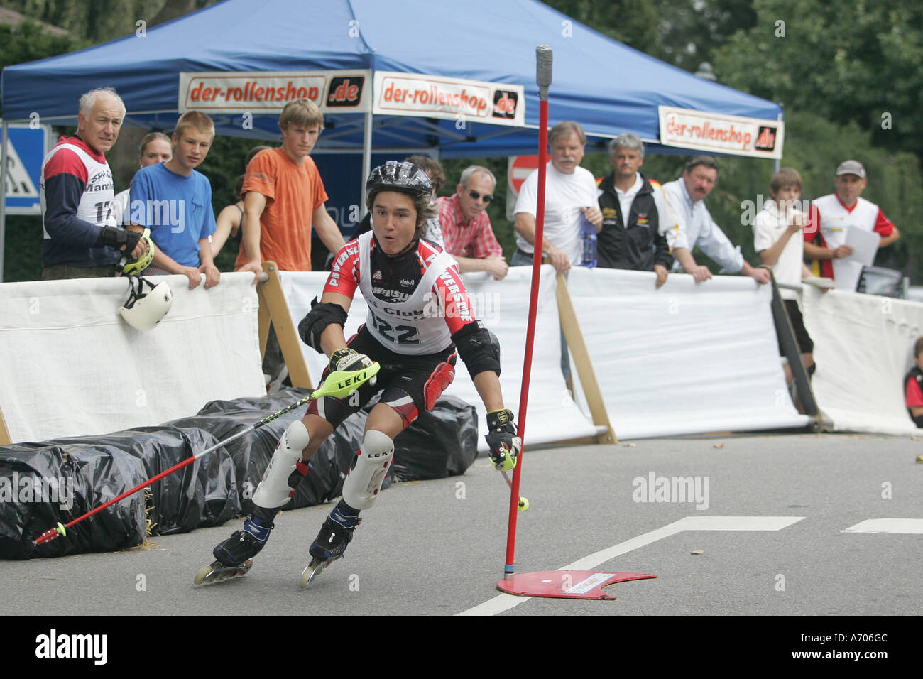 DEU, Weinheim, ski Inline match | Ski Inline Stock Photo - Alamy