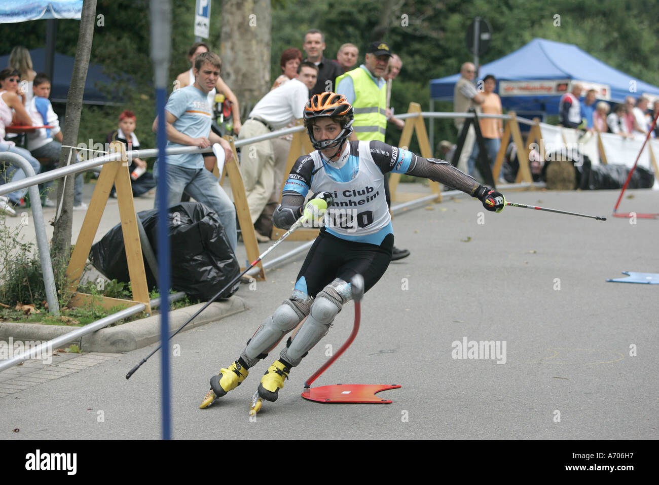 DEU, Weinheim, ski Inline match | Ski Inline Stock Photo - Alamy