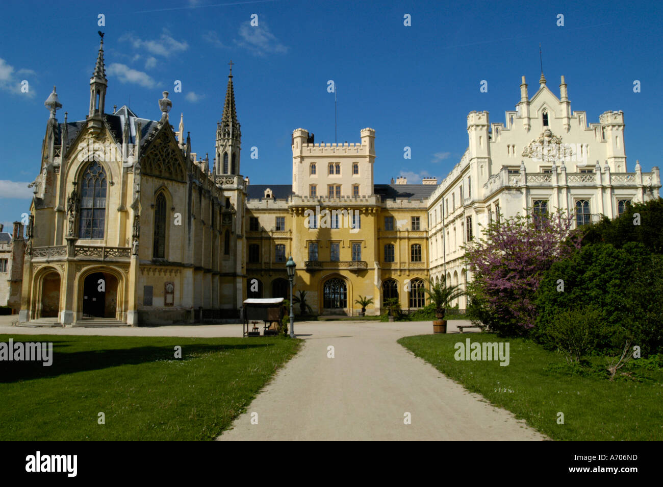 UNESCO World Heritage, Lednice, castle Stock Photo - Alamy