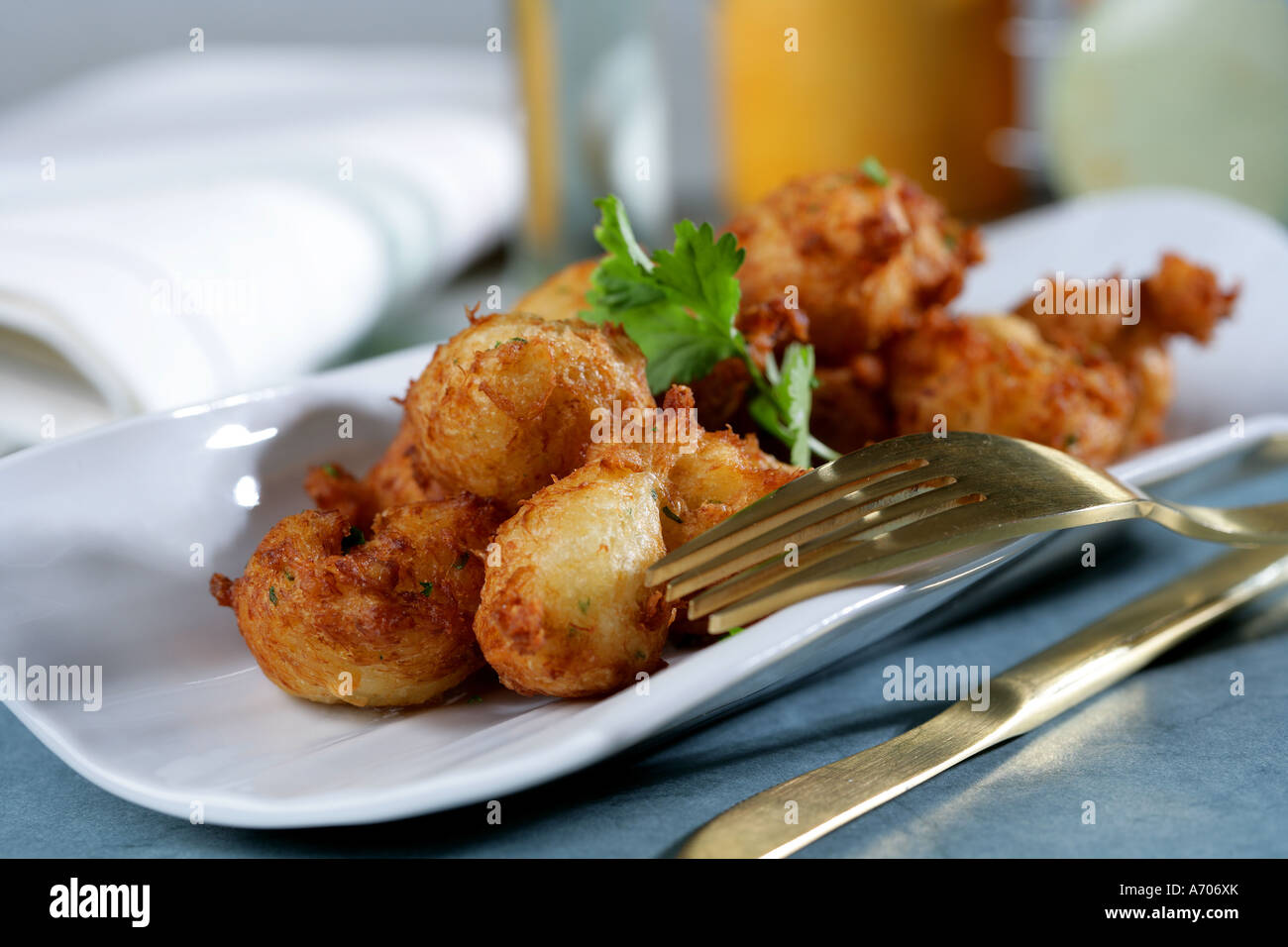 Spanish cod fritters hi-res stock photography and images - Alamy