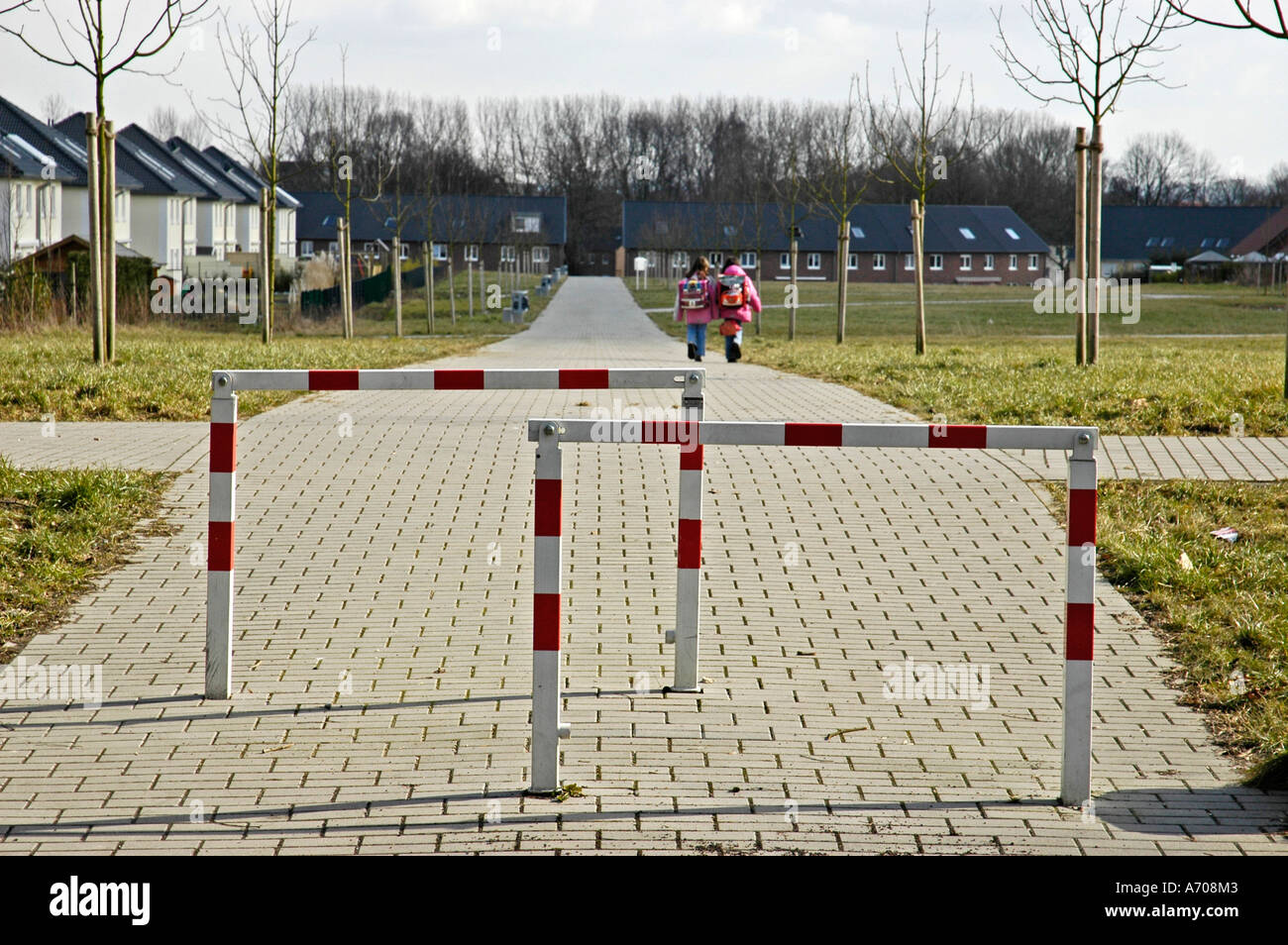 Pedestrian Barrier High Resolution Stock Photography and Images - Alamy