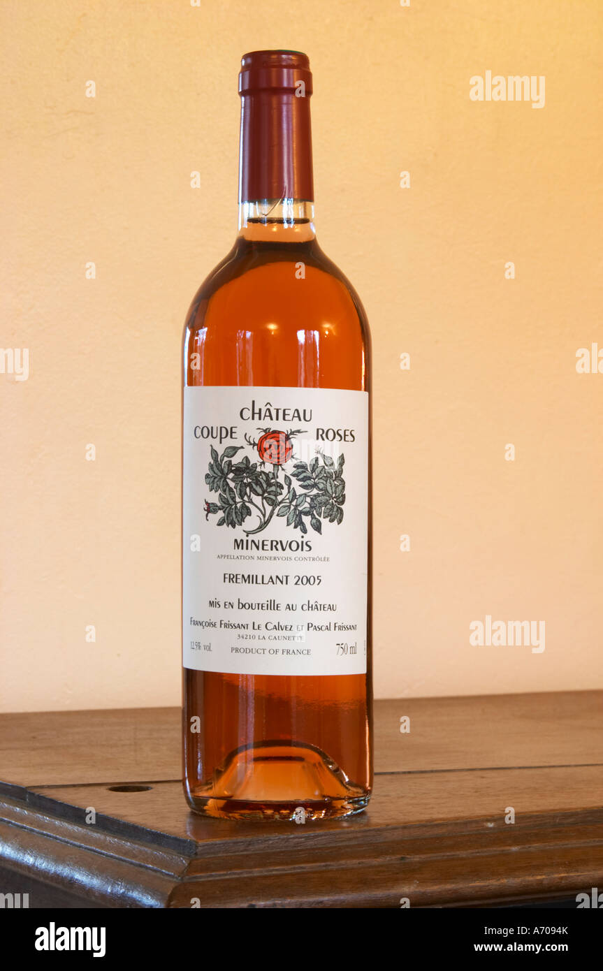 Chateau Coupe Roses, La Caunette. Fremillant rose. Minervois. Languedoc ...