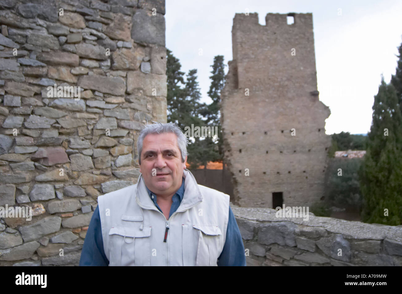 Jean-Louis Poudou and The Tower. Domaine La Tour Boisee. In Laure ...