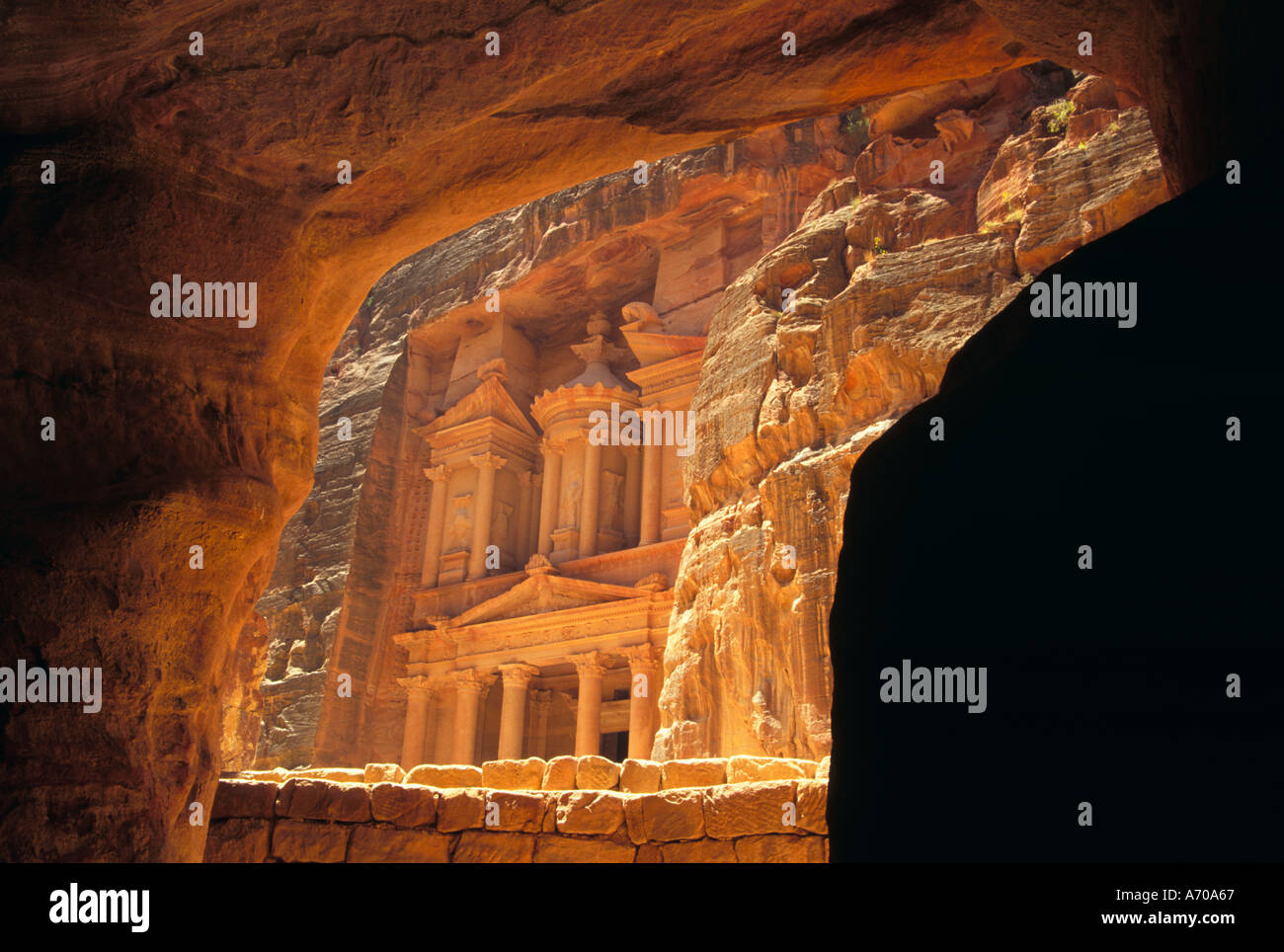 The Treasury Petra Jordan Stock Photo - Alamy