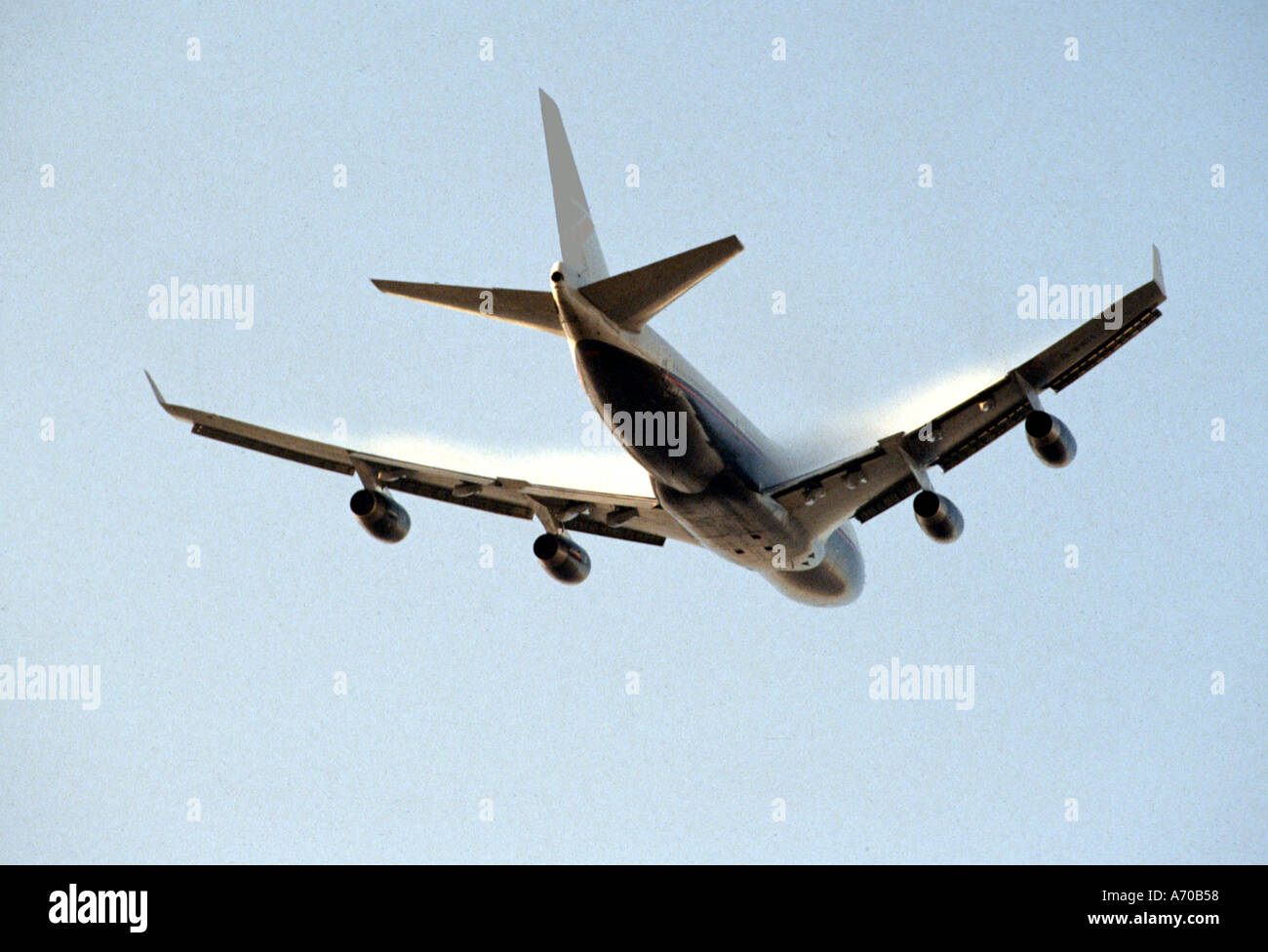 Passenger Aircraft in Flight Stock Photo - Alamy