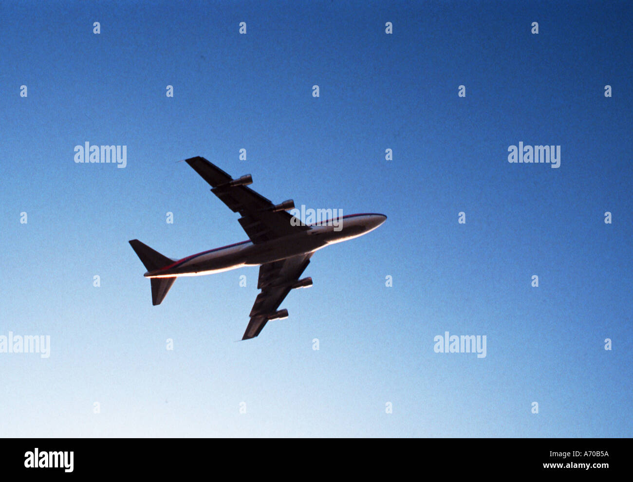Passenger Aircraft in Flight Stock Photo - Alamy