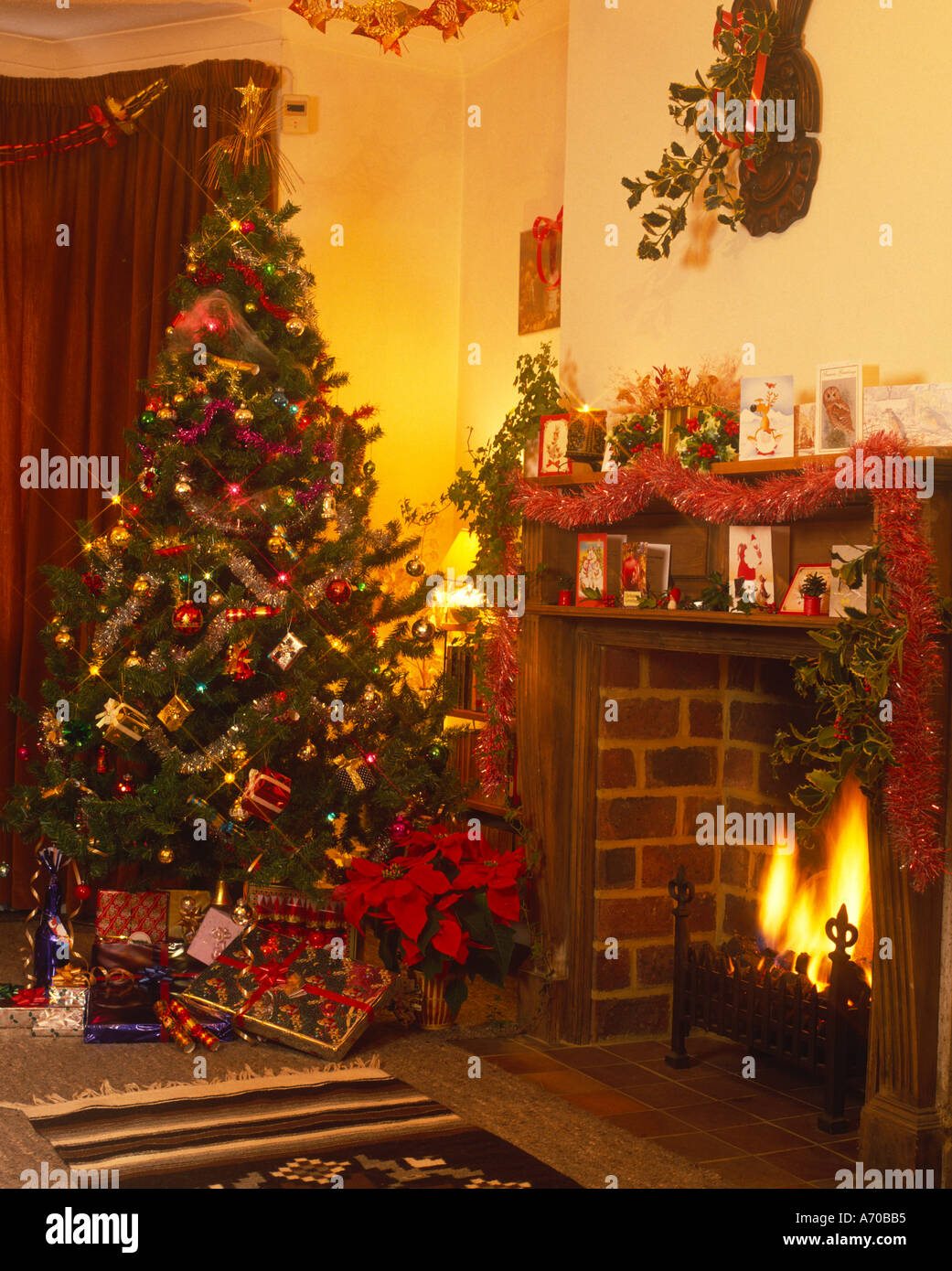 English christmas scene hi-res stock photography and images - Alamy