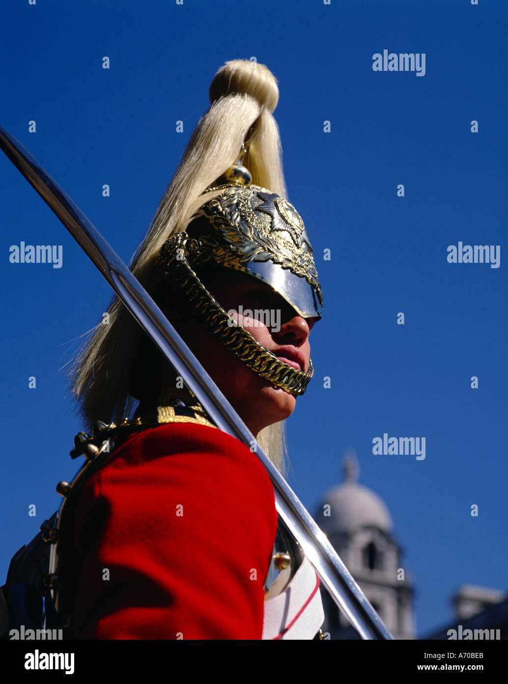 Lifeguard Horseguards Parade London England UK Stock Photo - Alamy