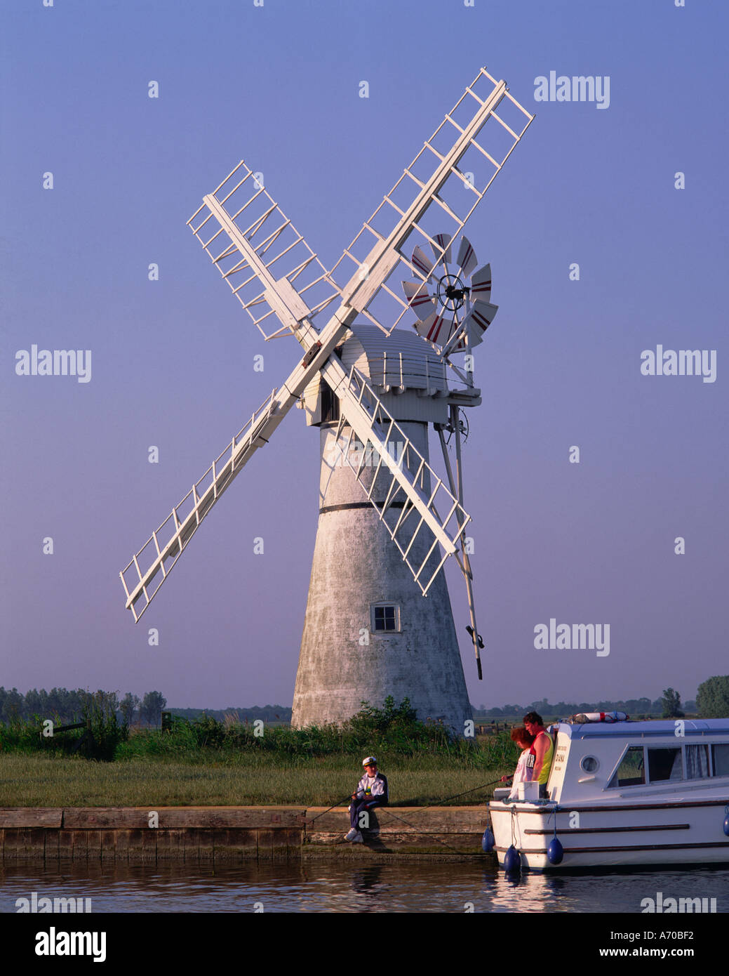 Thurne Windmill Norfolk Broads Norfolk England UK Stock Photo - Alamy