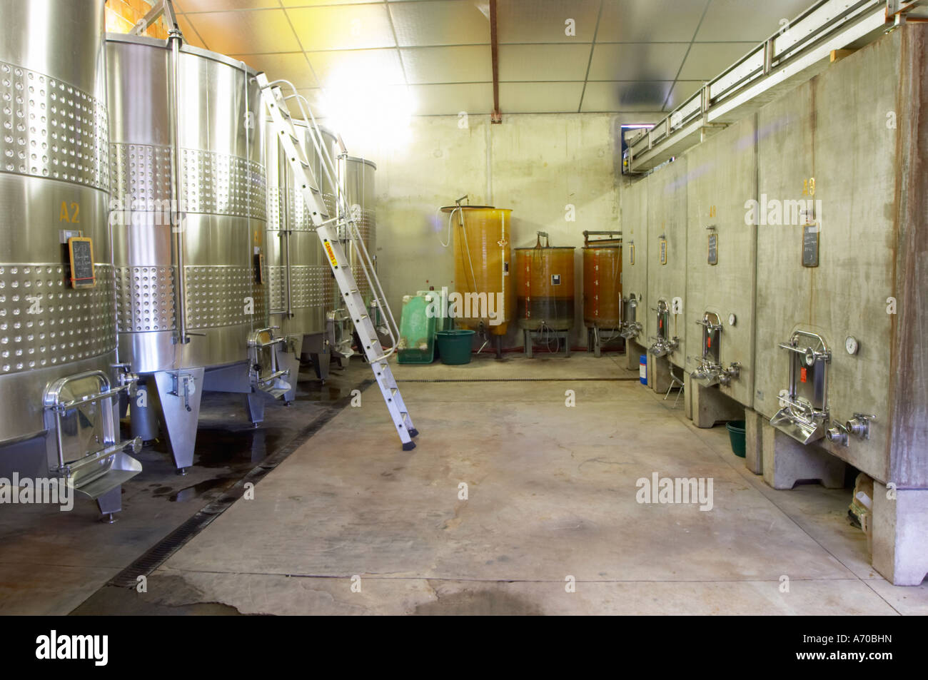 Concrete wine tanks hi-res stock photography and images - Alamy