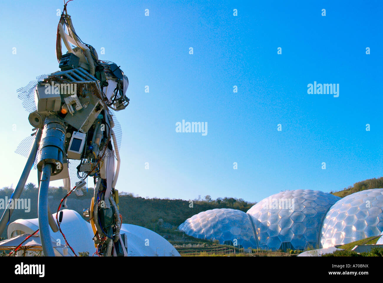 Statue eden project cornwall england hi-res stock photography and ...