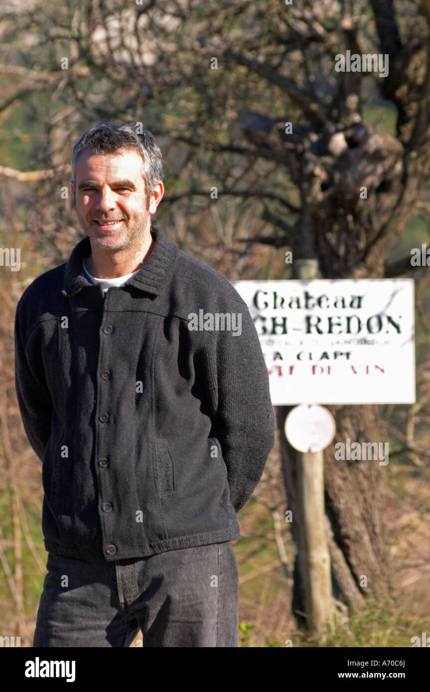 Christophe Bousquet Chateau Pech-Redon. La Clape. Languedoc. Owner ...