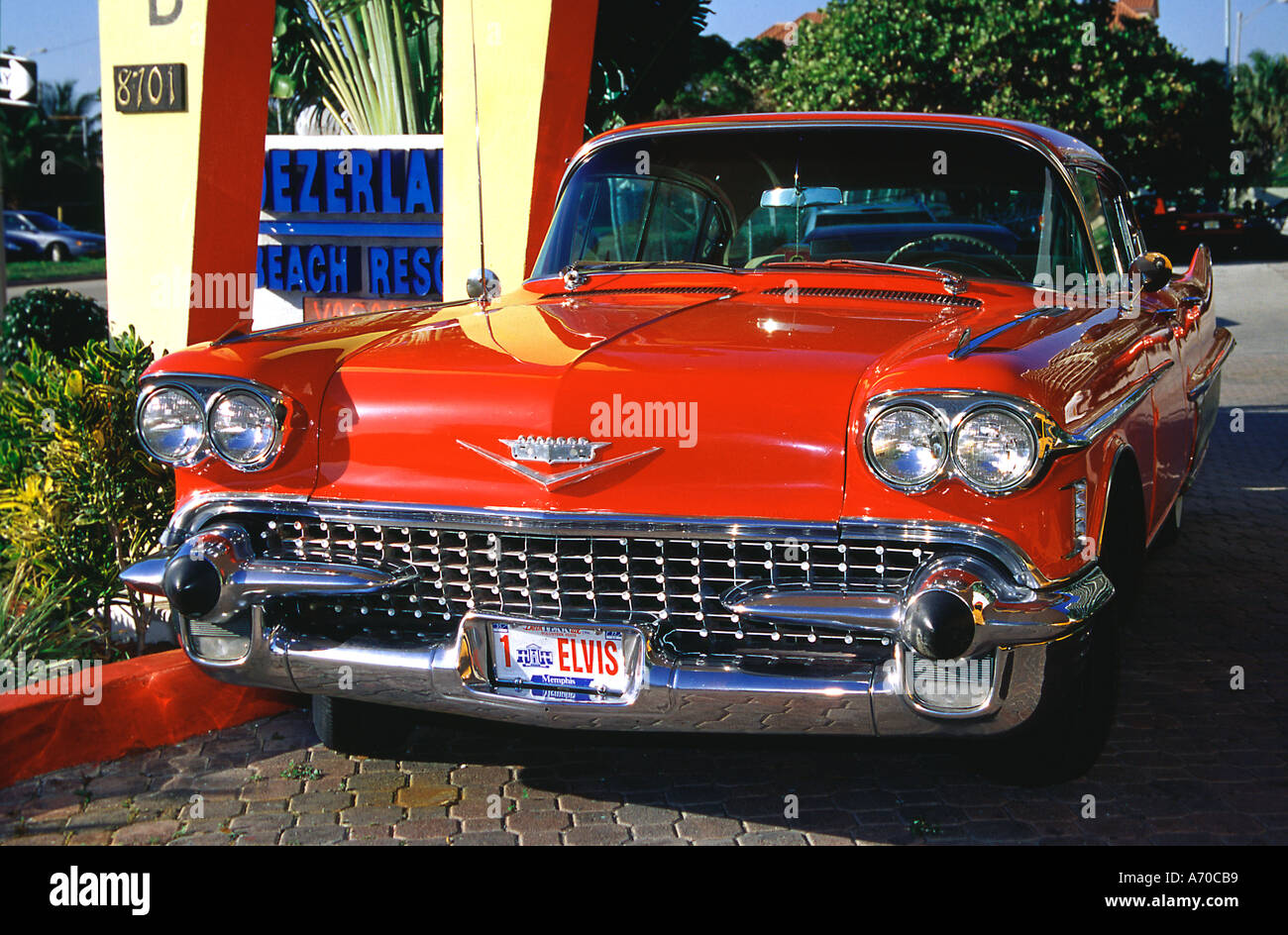 Cadillac of Elvis Presley Stock Photo - Alamy