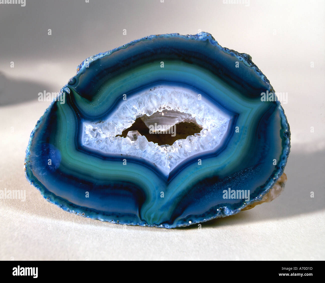 Strukture of Calcedon Mineral Stock Photo - Alamy