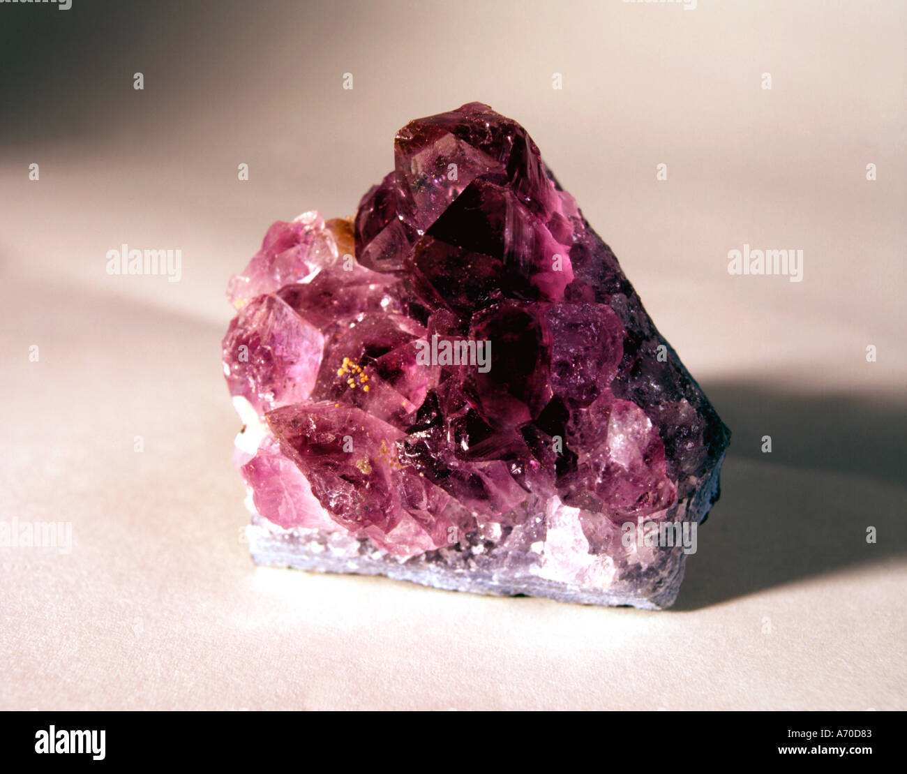 Strukture of a Amethyste Stock Photo - Alamy