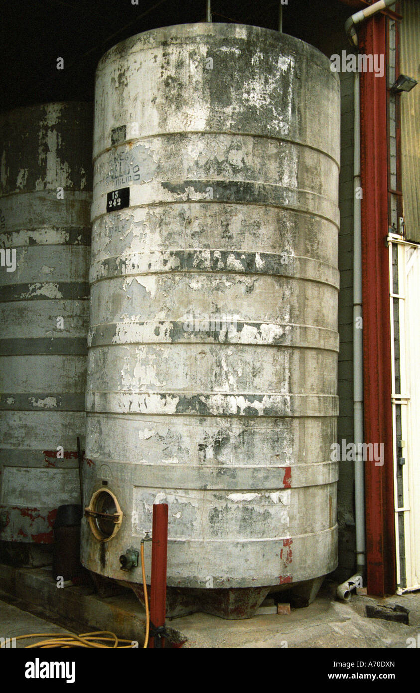 Concrete wine fermentation tank hi-res stock photography and images - Alamy