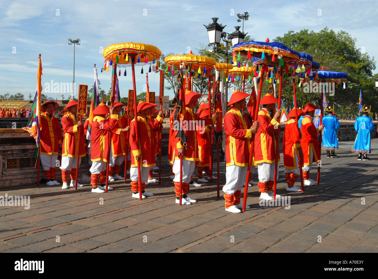 Traditional Ceremony in the city of Hue Vietnam Stock Photo - Alamy