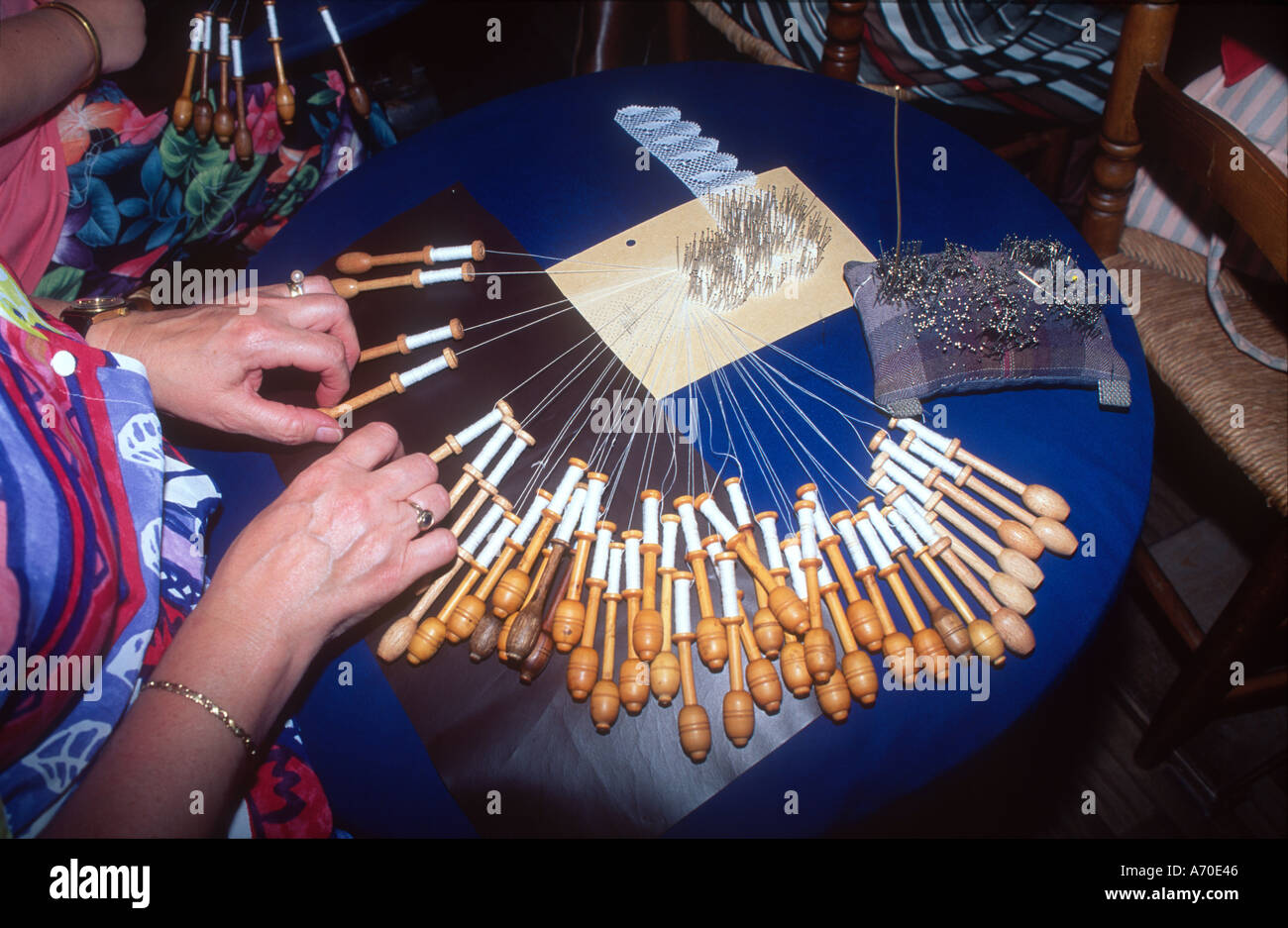 Lace making belgium hi-res stock photography and images - Alamy