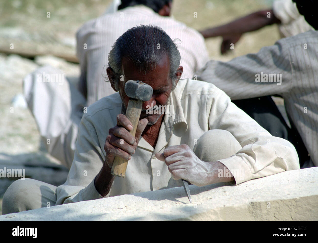 Stone Mason India Stock Photo - Alamy