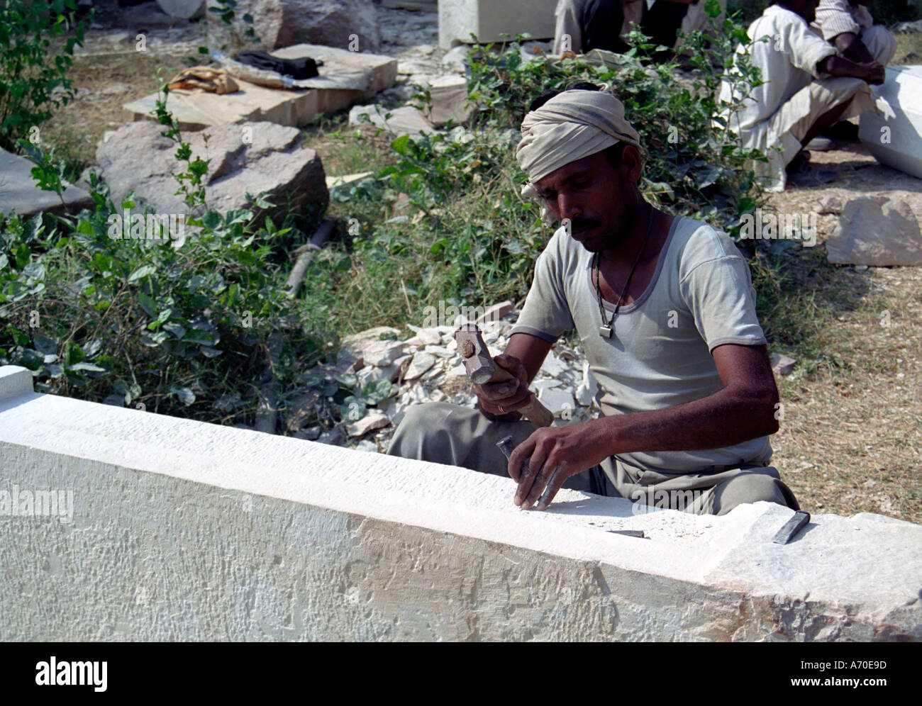 Stone Mason India Stock Photo - Alamy