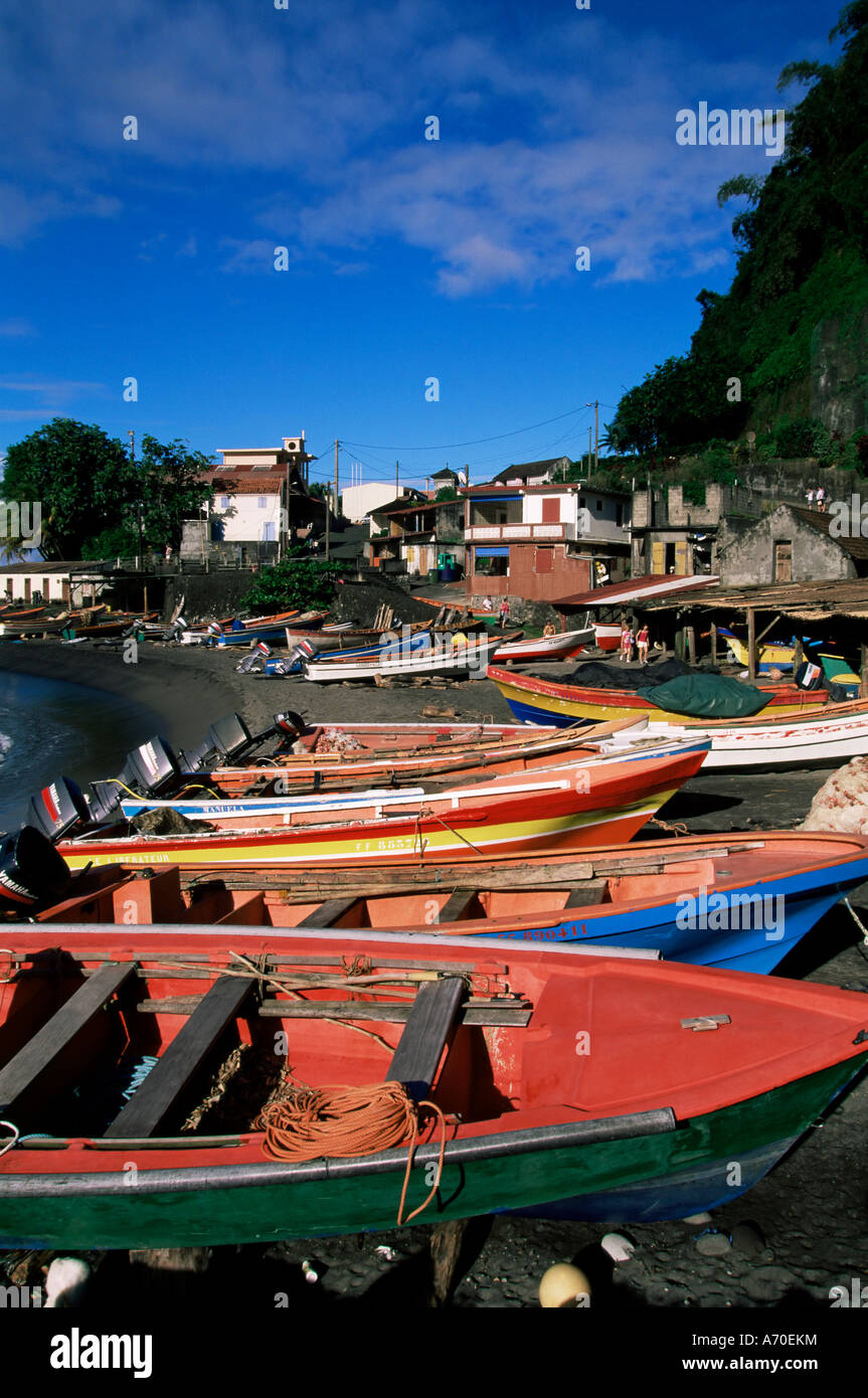 Grand Riviere fishing village in the northern tip of the island ...