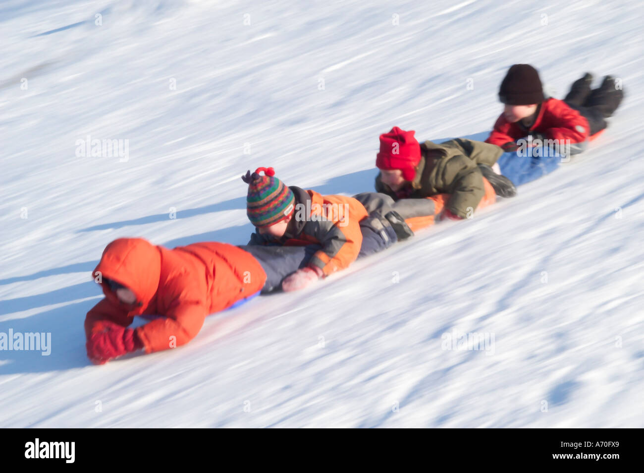 Children And Skidding High Resolution Stock Photography and Images - Alamy