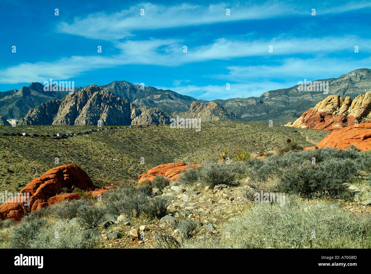 Red Rock Canyon Nevada Stock Photo - Alamy