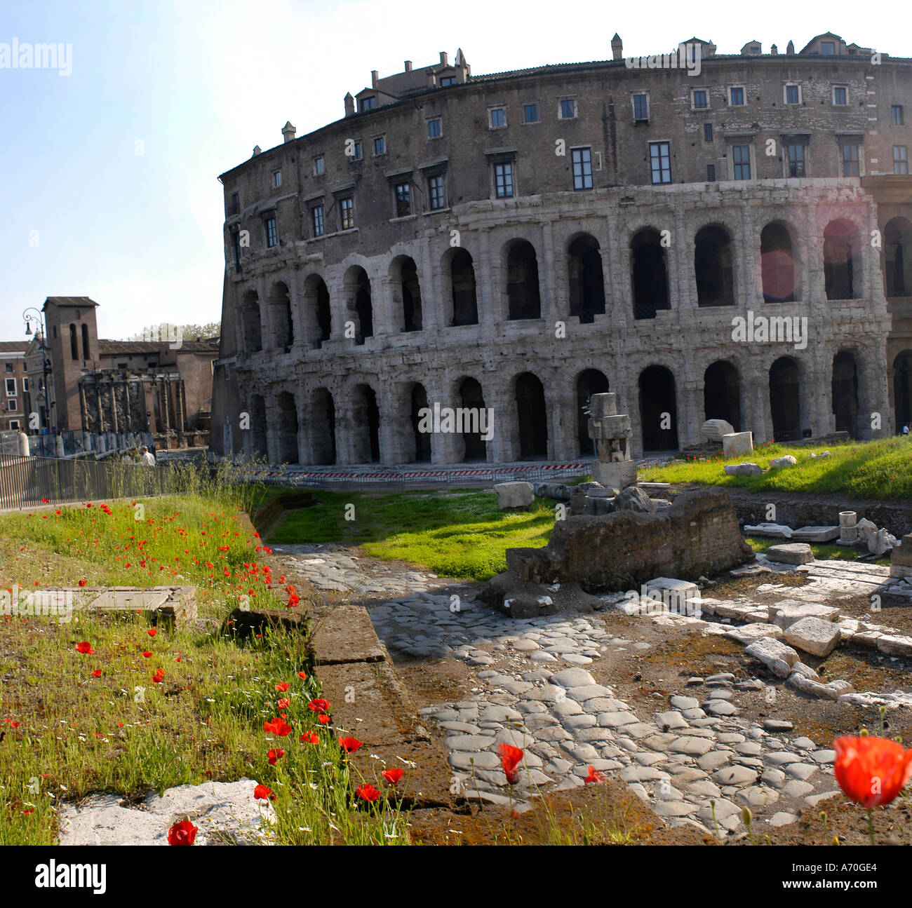 Teatro Marcello Rome Italy Stock Photo - Alamy