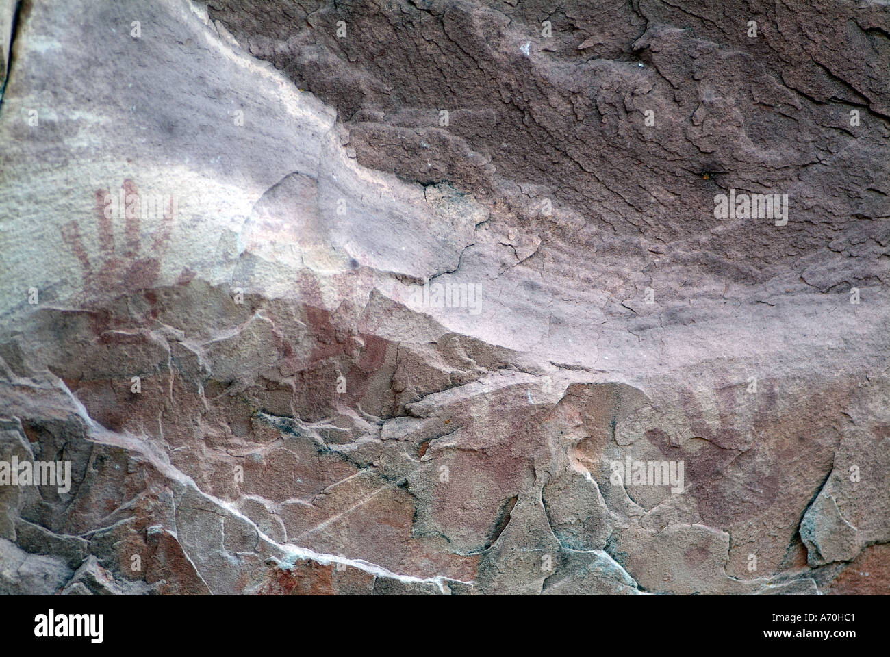 Indian marks in red rock canyon Nevada Stock Photo - Alamy