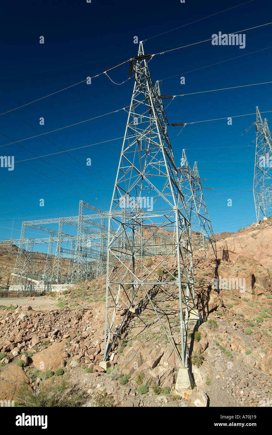 On hydroelectric poles hi-res stock photography and images - Alamy