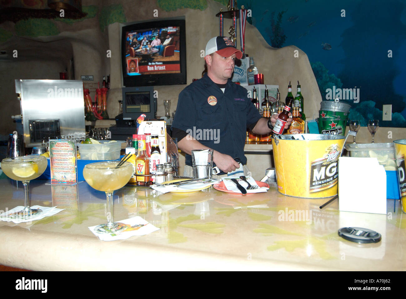 Inside a bar in las vegas Stock Photo - Alamy