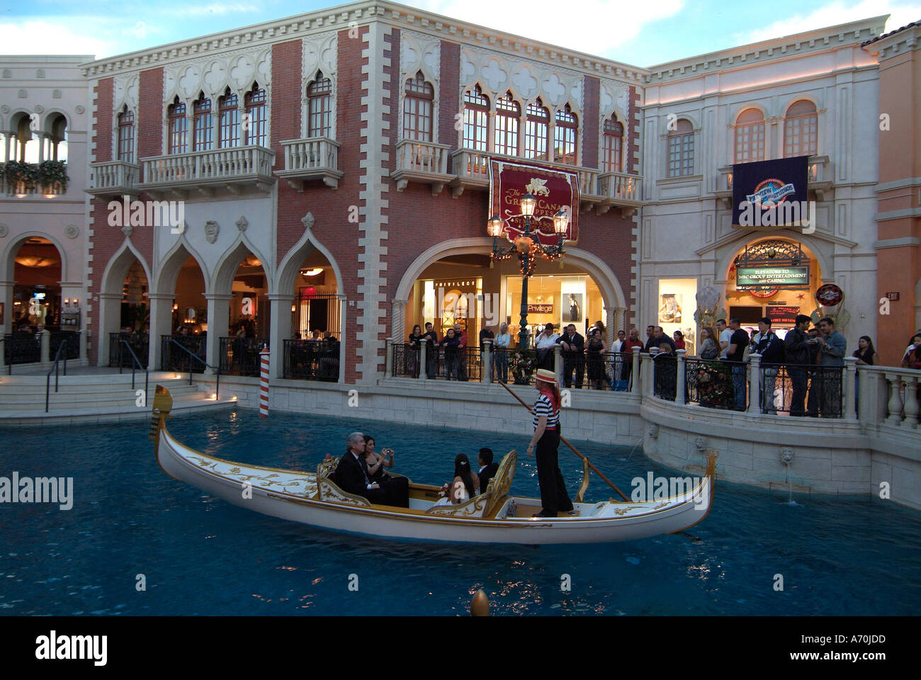 Inside the Venetian hotel in Las Vegas Stock Photo - Alamy