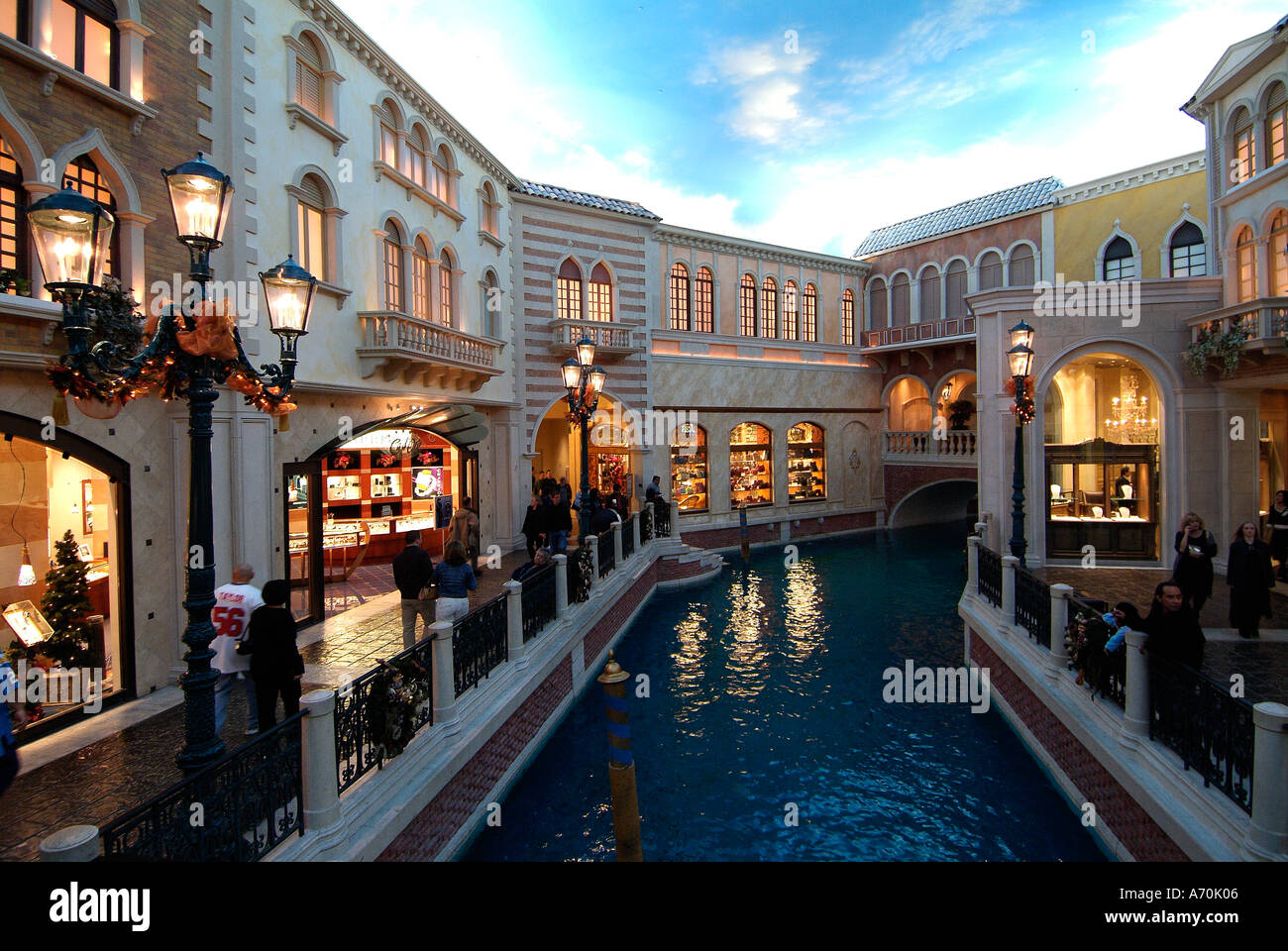 Inside the Venetian hotel in Las Vegas Stock Photo - Alamy