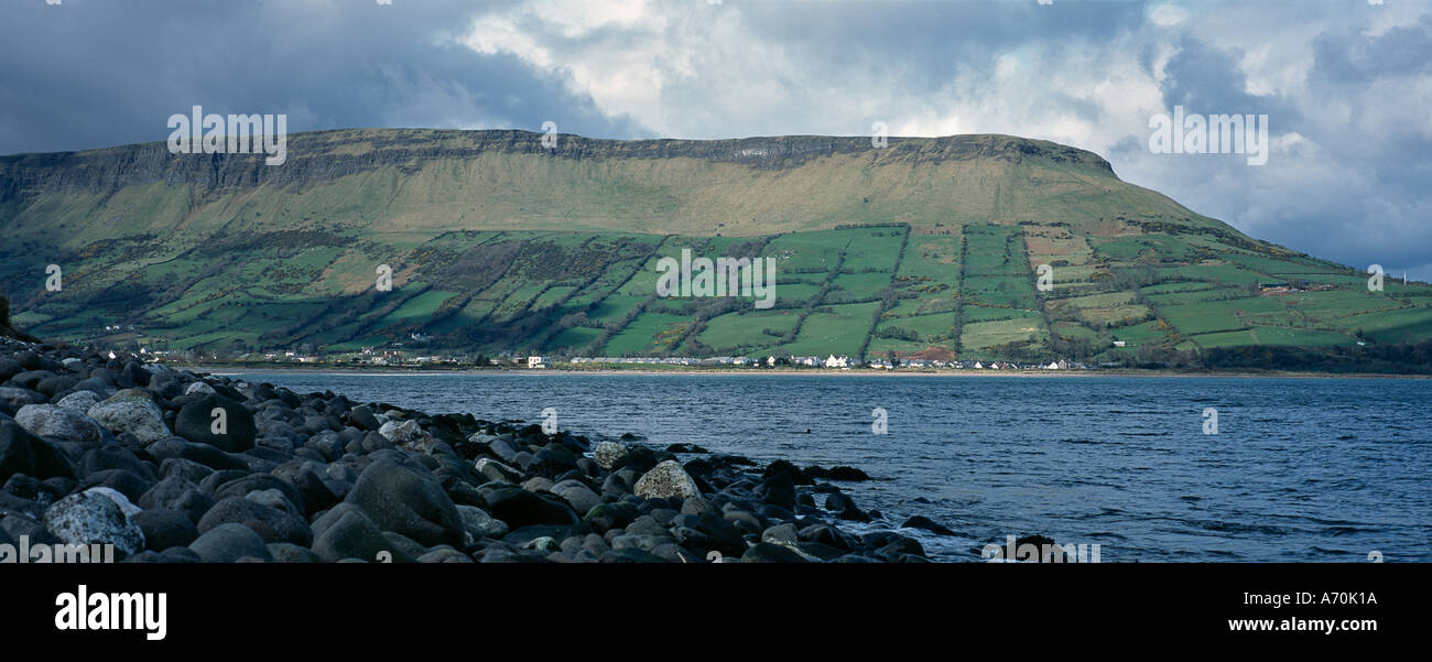 RED BAY GLENARIFF OF WATERFOOT NORTHERN IRELAND UK Stock Photo - Alamy