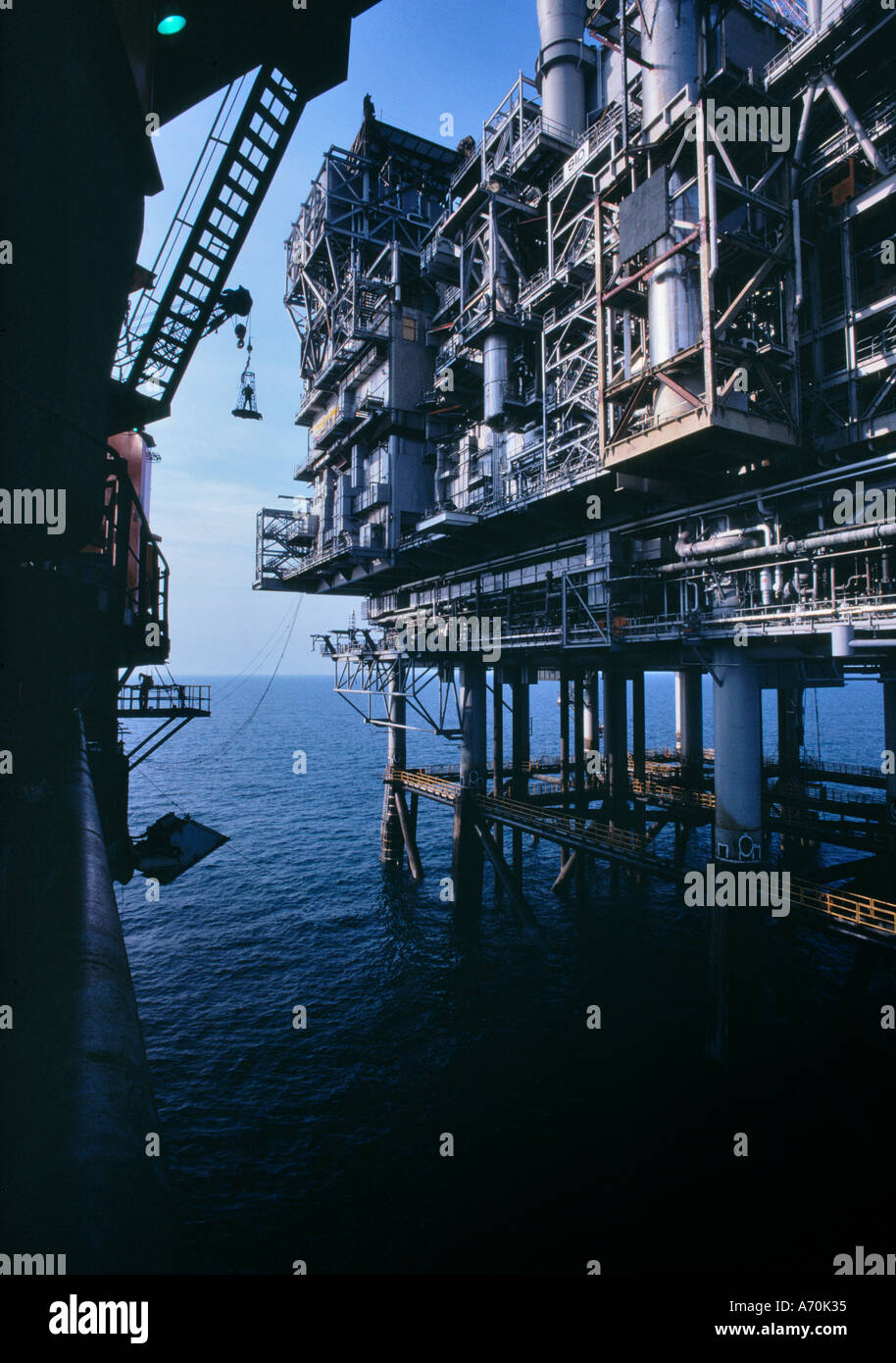 North sea oil platform worker hi-res stock photography and images - Alamy