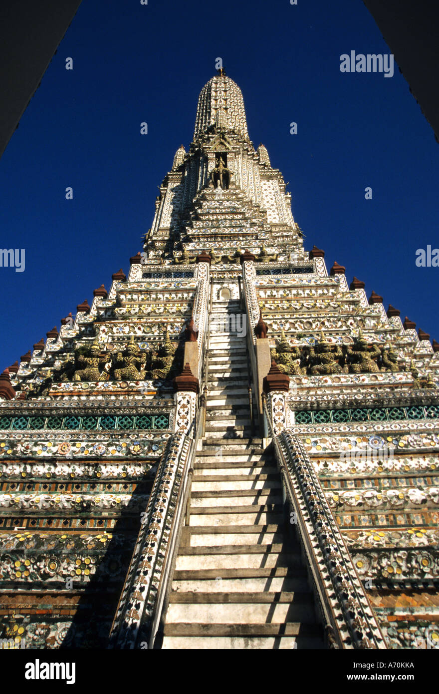 Thailand Bangkok Wat Arun Thai Buddhist Temple Stock Photo - Alamy